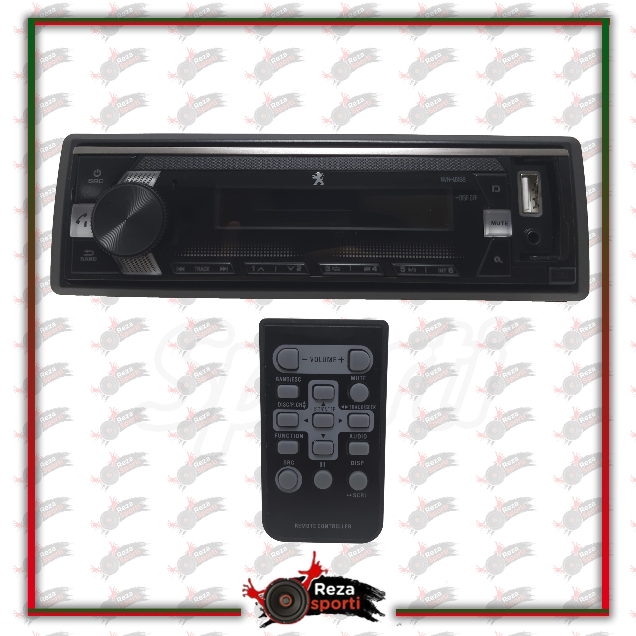 پخش صوتی خودرو مکسیس مدل MVH-MX66 - 9 تیر