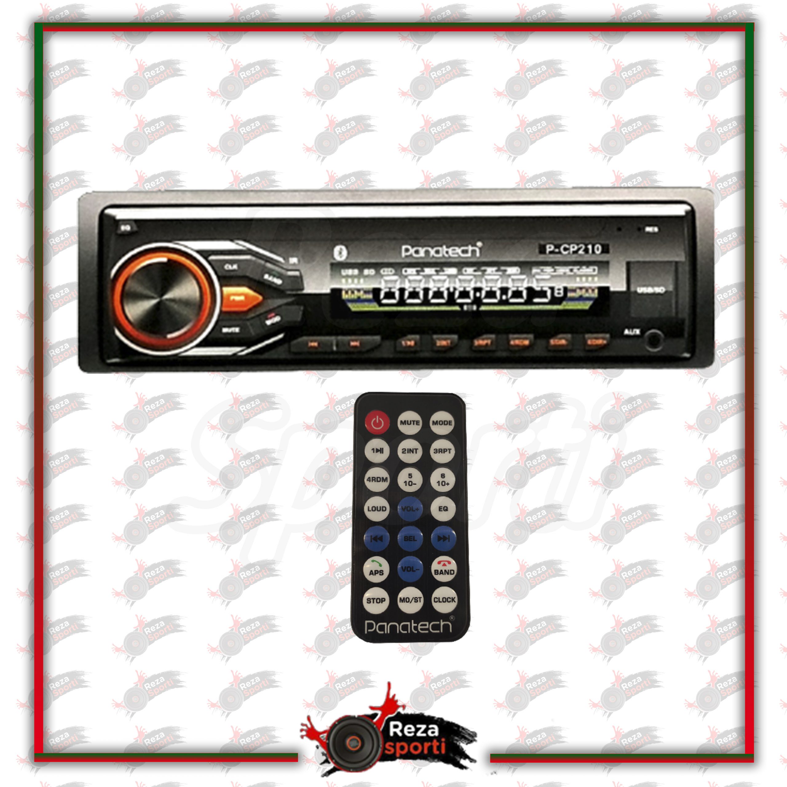 پخش کننده خودرو پاناتک مدل P-CP210 - 21 فروردین