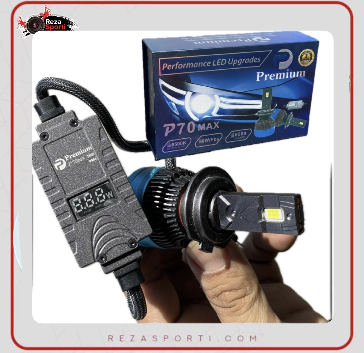 هدلایت پرمیوم مدل p70 max - 2 آبان
