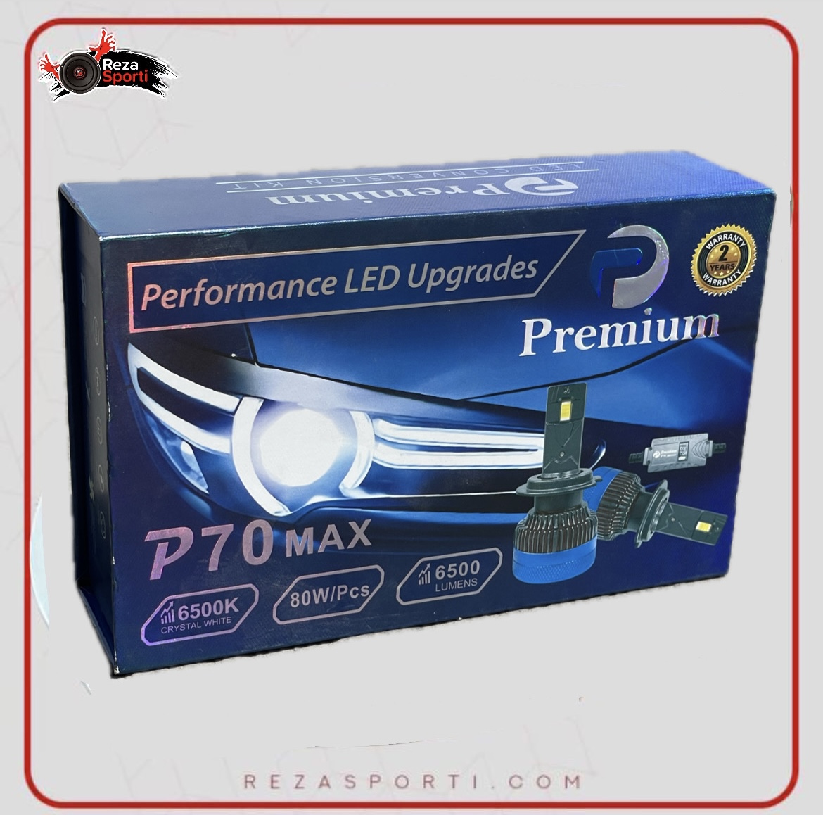 هدلایت پرمیوم مدل p70 max - 2 آبان